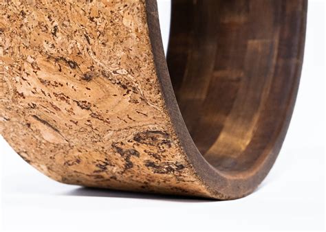 Handmade Yoga Wheels – natural cork & wood - BMF BodyMindFit circular ...