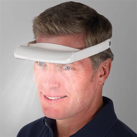 The Light Therapy Visor - Hammacher Schlemmer