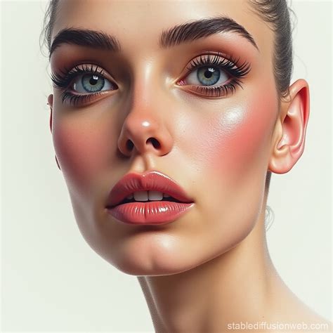 Woman Transforming into Acrylic Painting | Stable Diffusion Online