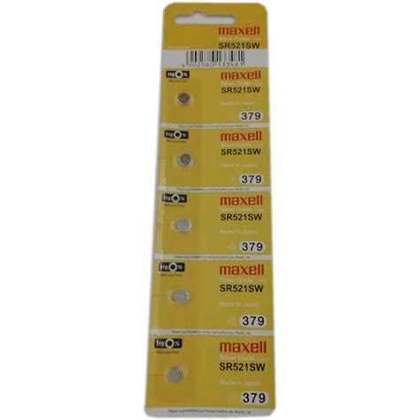 Maxell SR521SW 5pcs - FORSHOP