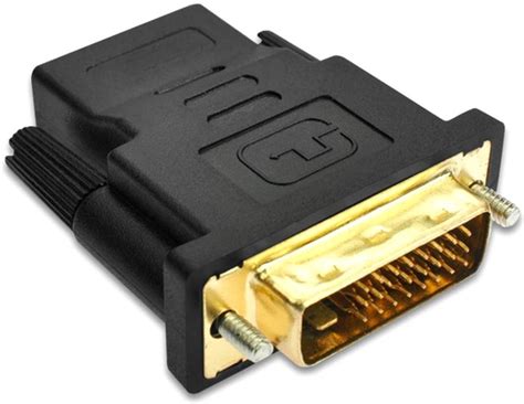 Адаптер STLab DVI-D (24+1) male to HDMI female, поддержка Full HD 1080p ...