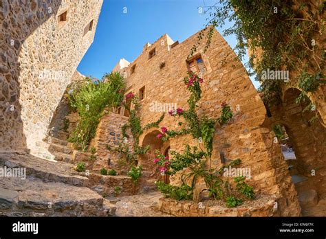 Monemvasia mittelalterliche Stadt, Peloponnes, Griechenland ...