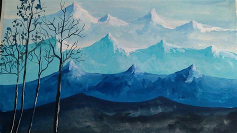 Monochrome Landscape Painting at PaintingValley.com | Explore ...
