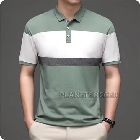 Jual Kaos Pria Terbaru EVOLT Kombinasi Putih Polos Kaos Polo Pria Kerah ...