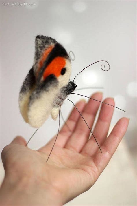 Бабочки из шерсти от Felt Art By Mariana / Это интересно / Все о куклах ...