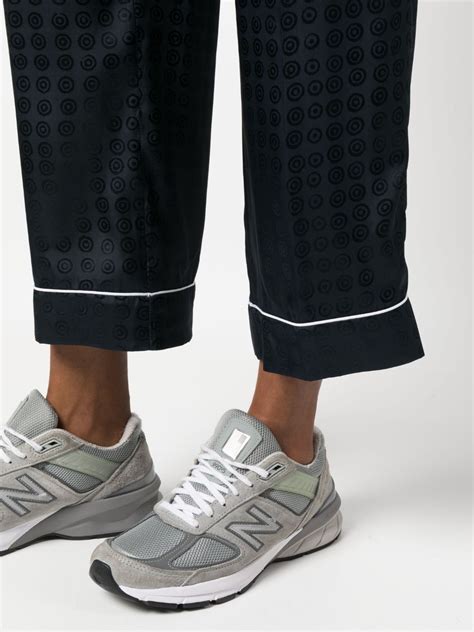 10 CORSO COMO Circle-motif straight-leg Trousers | Blue | FARFETCH