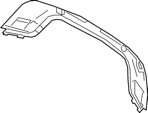 Land-rover Range Rover Evoque Bumper Cover Spacer Panel (Lower). BUMPER ...