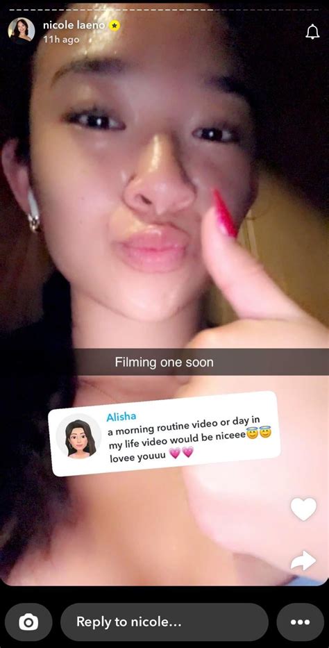New video coming soon [via SNAPCHAT] : r/NicoleLaeno_
